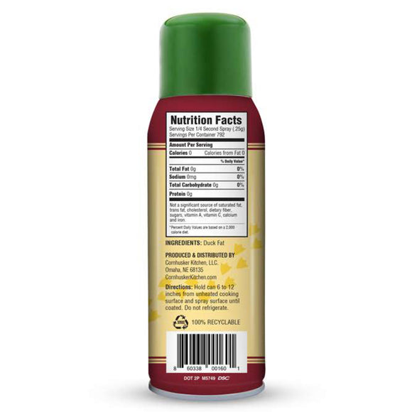 Cornhusker Kitchen's Duck Fat Spray and Gourmet Cooking Fats